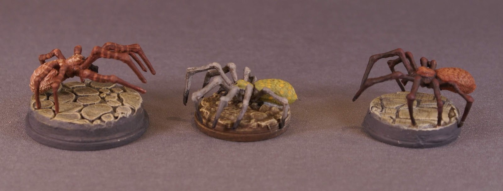 Miniature Mayhem: Frostgrave Minor Demon & Giant Spiders