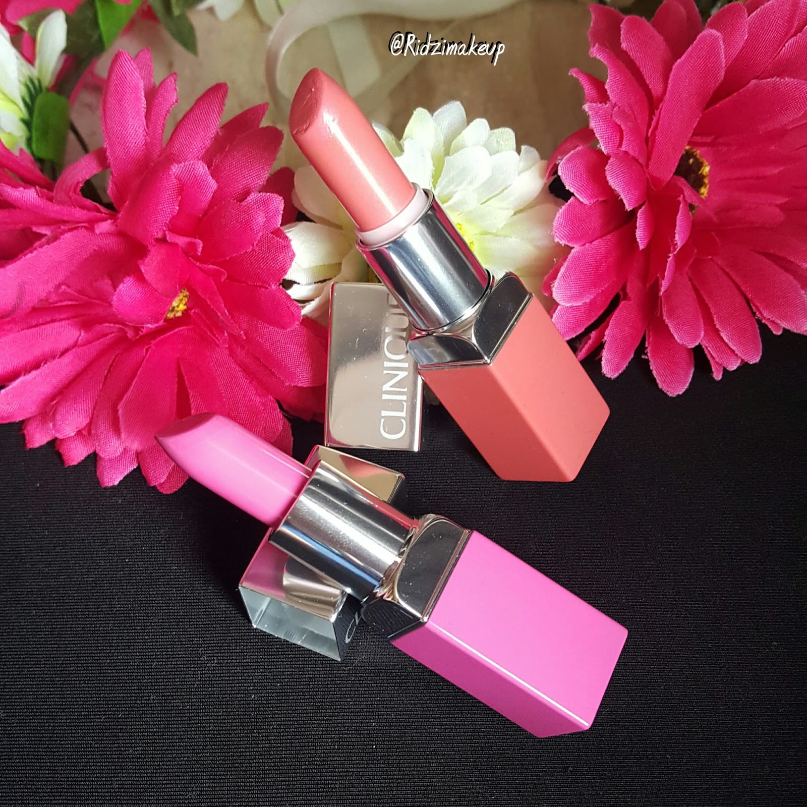 RIDZI MAKEUP: CLINIQUE POP LIP COLOR+ PRIMER LIPSTICK REVIEW SWATCHES