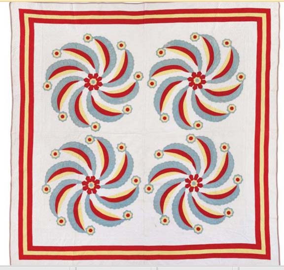 Civil War Quilts: Buying a Chariot Wheel Quilt