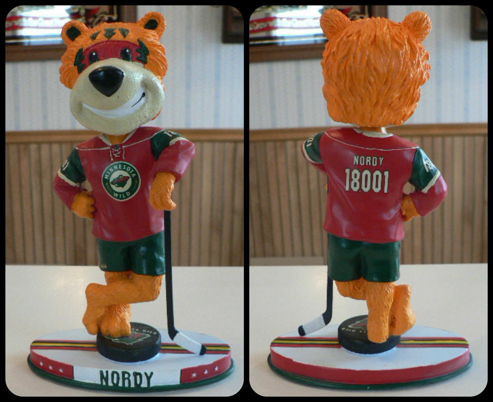 The Bobble Hunter: Want List - Nordy (Minnesota Wild Mascot)