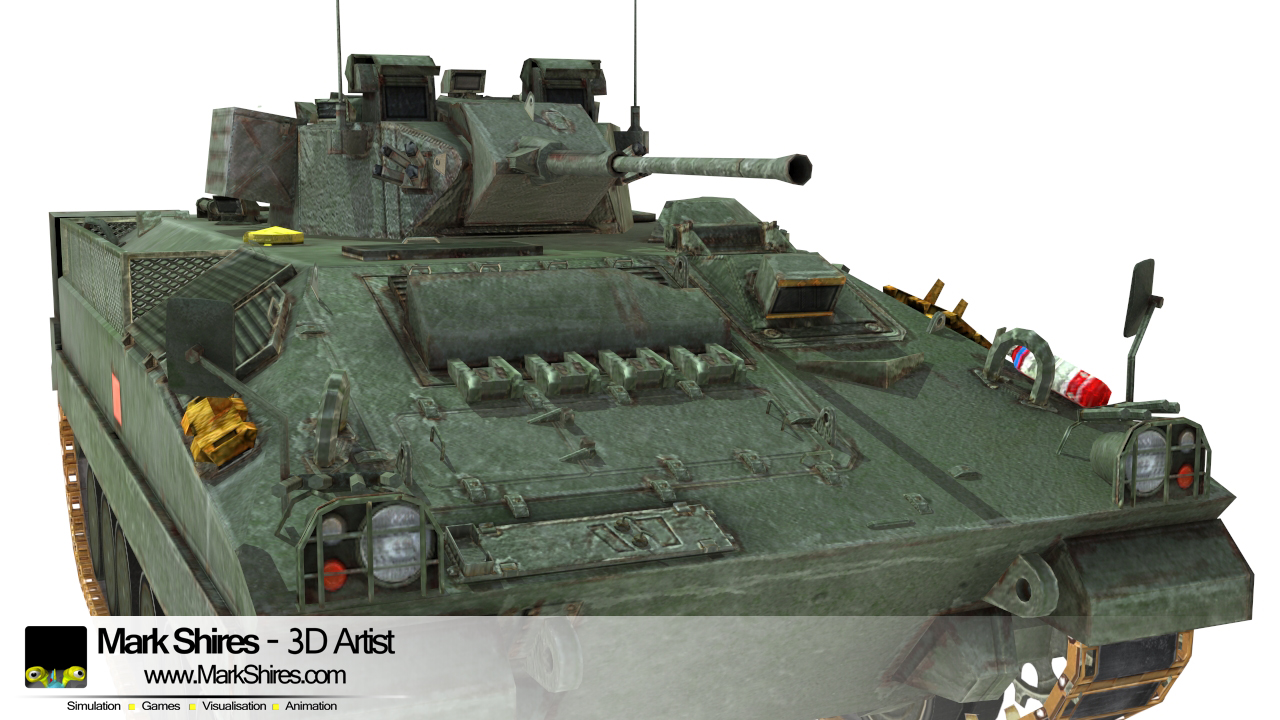 Mark Shires - 3D Artist: Warrior Tank Model
