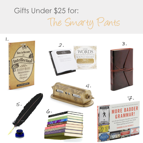 Neroli Blossoms: Under $25 Gift Guides: The Smarty Pants