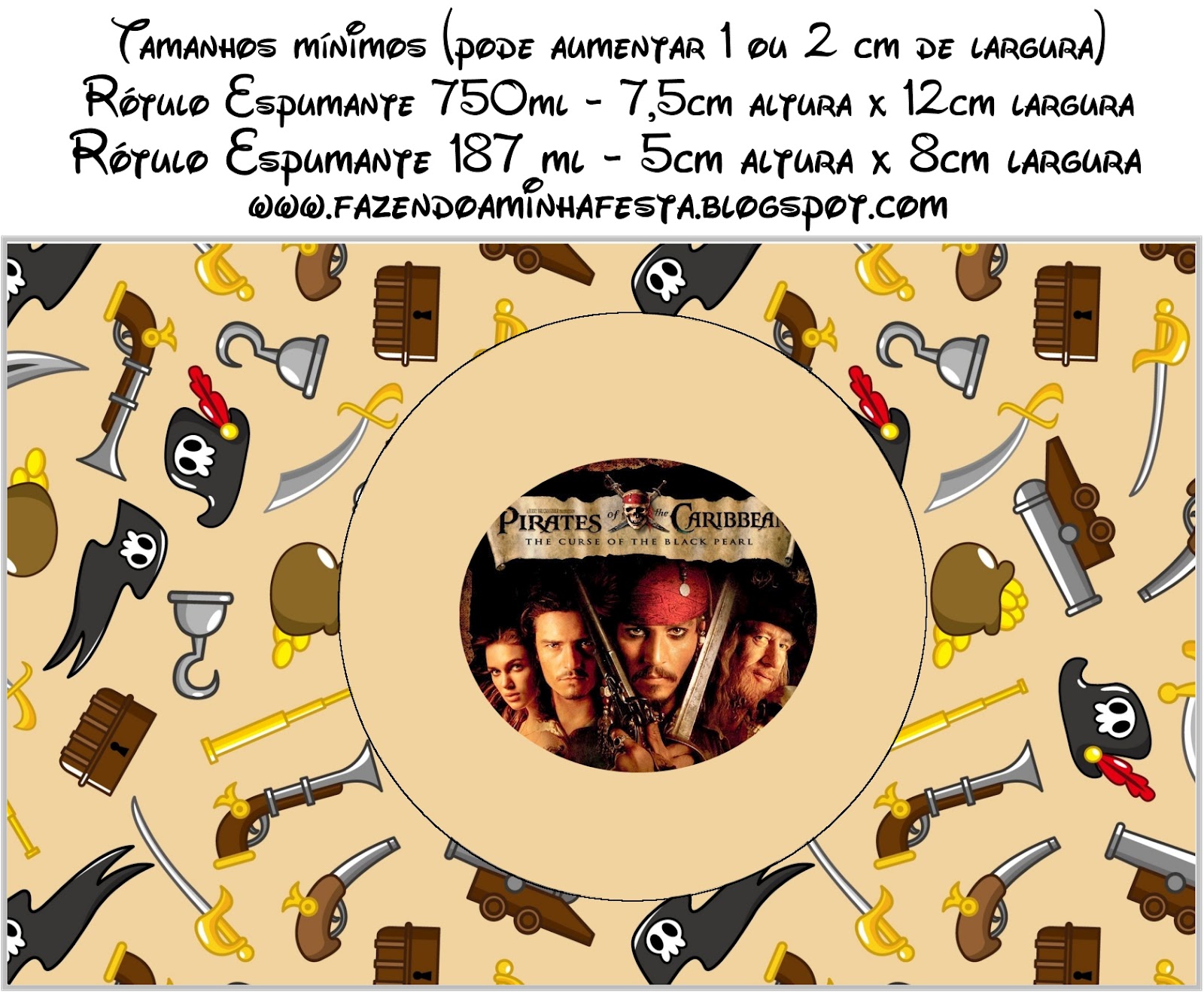 Pirates of the Caribbean: Free Printable Candy Buffet Labels. - Oh My ...