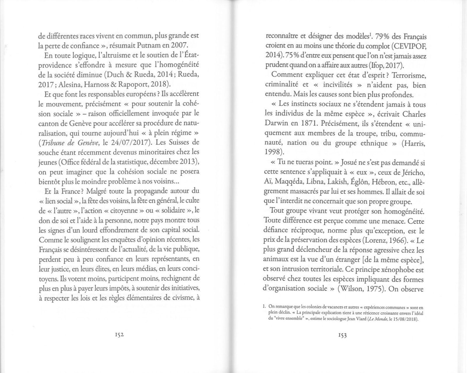 école : références: Laurent Obertone, La France interdite (2018)