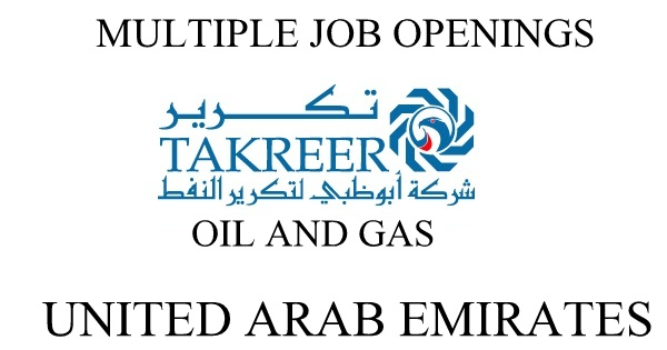 Takreer Job Opeings - Gulf Job Vacancies