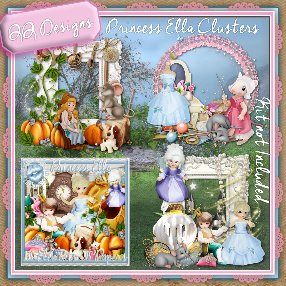 Kizzed By Kelz : New Princess Ella Clusters in store!