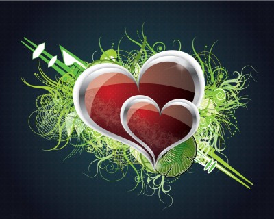 Awetya: Images Awesome heart background image