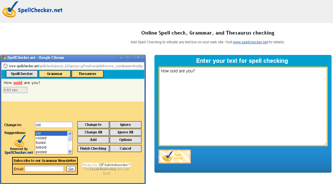 QQBoxy - 酷酷方盒子: ⓒSpellchecker線上拼字檢查