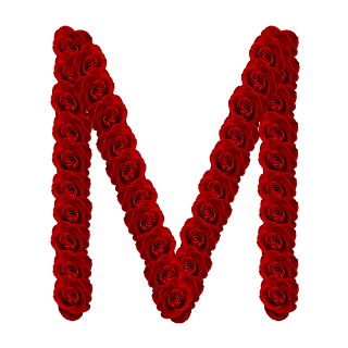 GRANNY ENCHANTED'S BLOG: "Red Rose 3" PNG Free Scrapbook Alphabet Letters