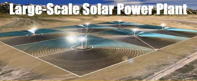 Thoughts to Promote Positive Action...: Large-Scale Solar Power Plant