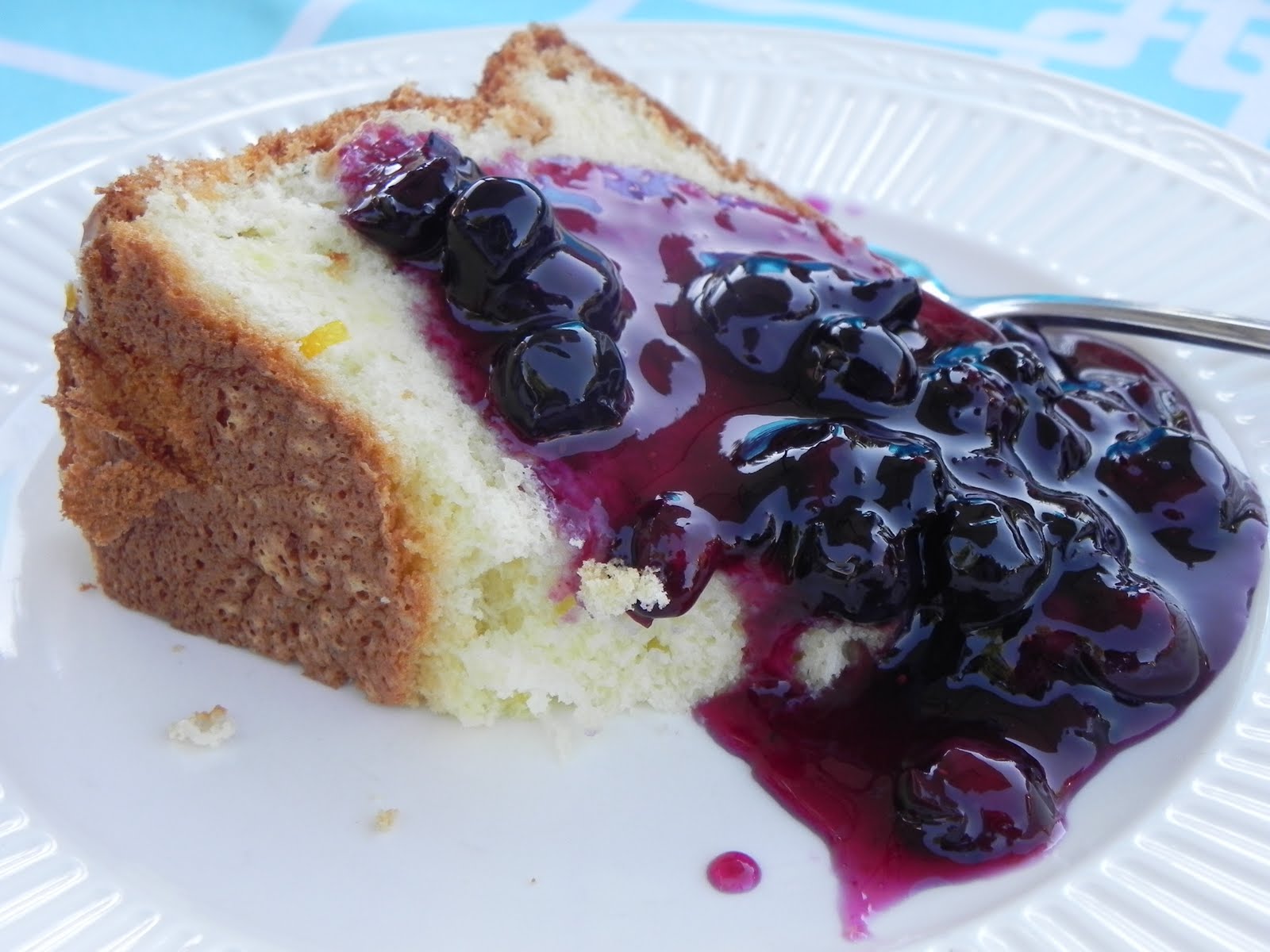 Gift of Simplicity: Chinese Angel Food Cake with Tart Lemon Glaze and a ...