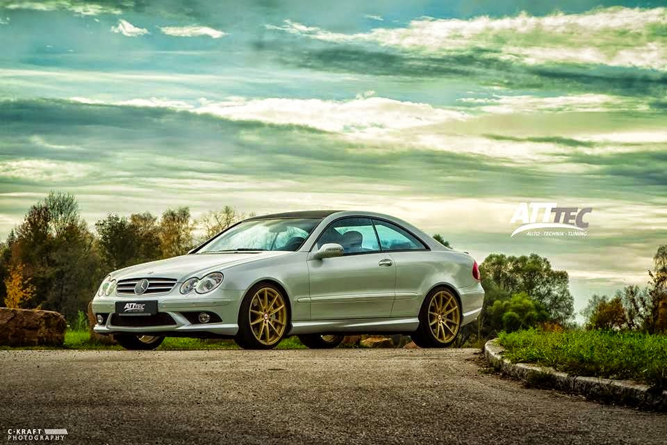 Mercedes-Benz W209 CLK55 AMG on Deluxe Wheels | BENZTUNING
