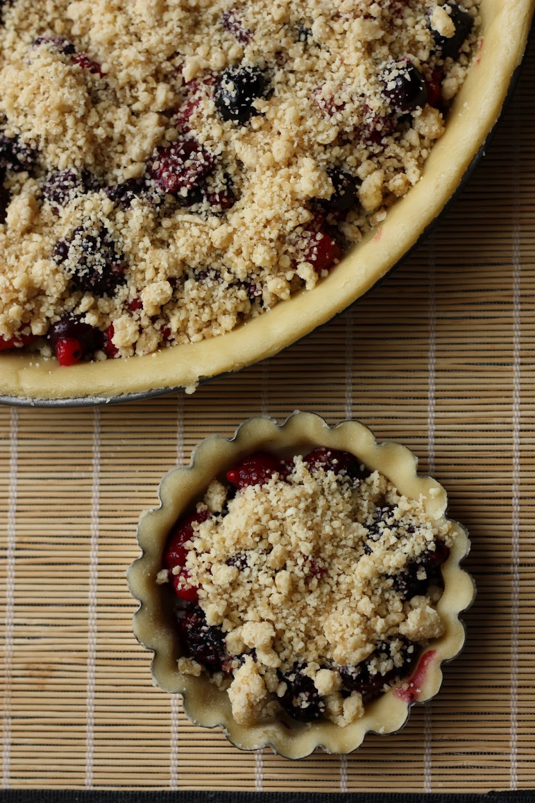 Les petits plats de Rose: Tarte crumble aux fruits rouges