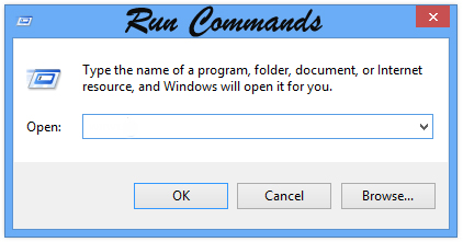 List of Run Commands in Windows