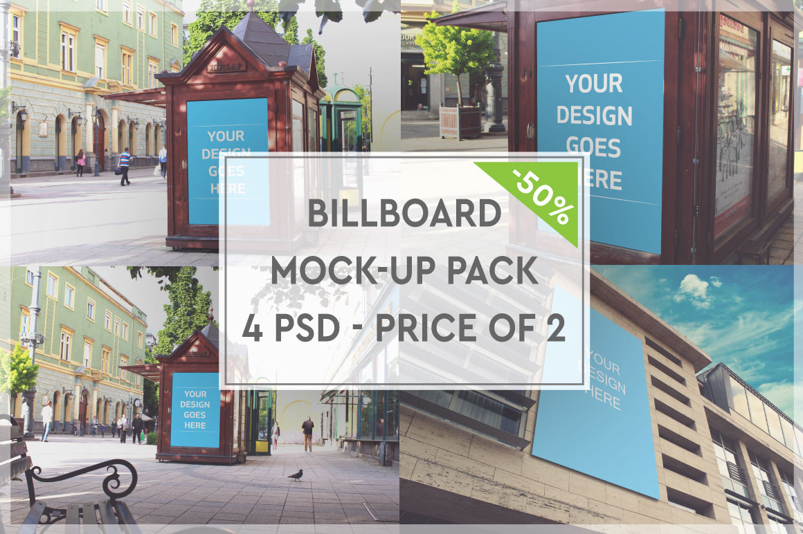 650+ Best Billboard Mockup Templates | Free & Premium