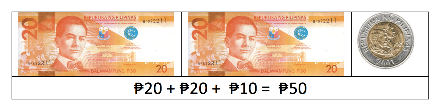 Math - Money - Combining Bills and Coins