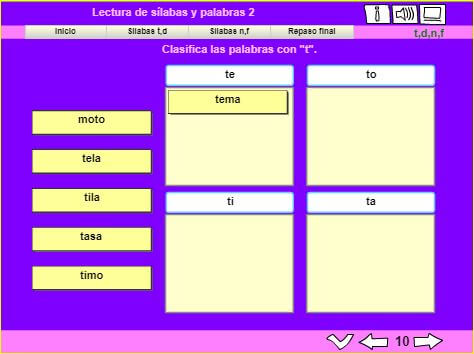 Jugando y aprendiendo juntos: Lectura de sílabas y palabras