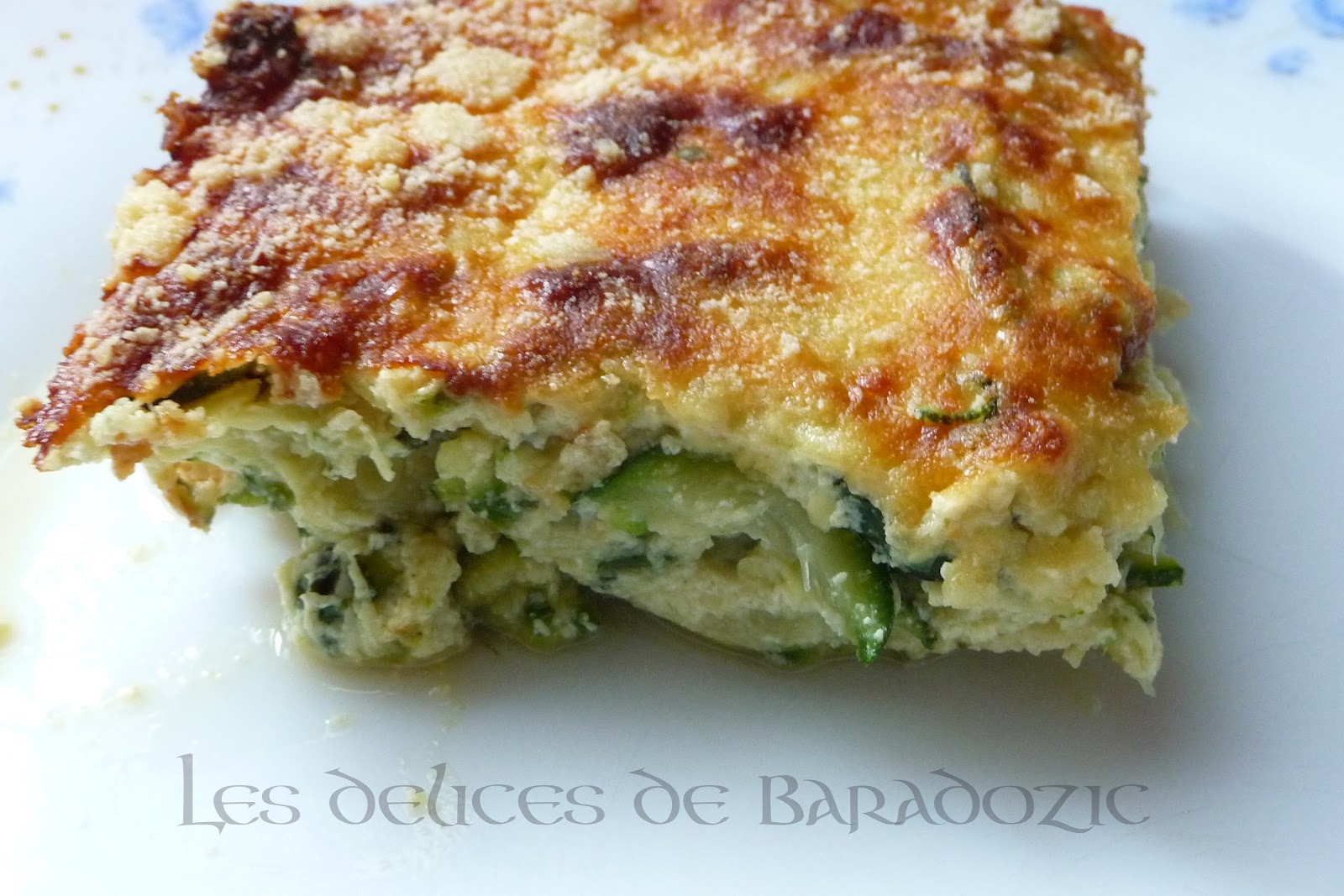 Gratin de courgettes à la ricotta - Les délices de Baradozic
