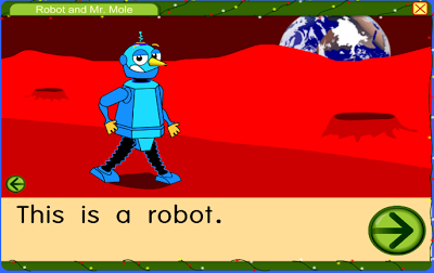 Learning Phonics: Robot & Mr. Mole