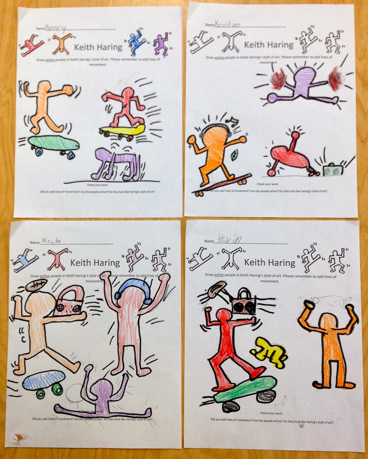 Art with Mr. Giannetto: 2nd Grade: Keith Haring