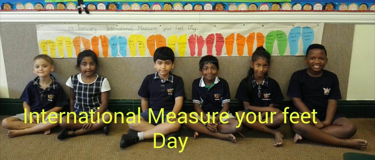 Mrs. Whillier's Wonder kids!: International measure your feet day