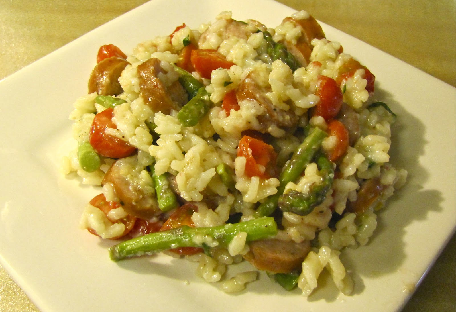 the real young housewife of southern virginia: Risotto with Sausage and ...