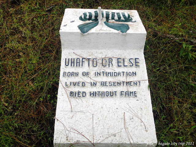 explore . travel . learn: BAGUIO CITY: Cemetery of Negativism
