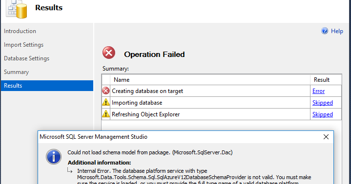 Dinesh's Blog :::: Being Compiled ::::: Could not load schema model ...