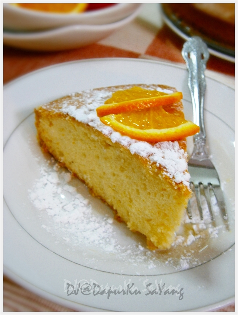 DapurKu SaYang: Kek Oren Blended lagi dan Terima Kasih Kak Ummi