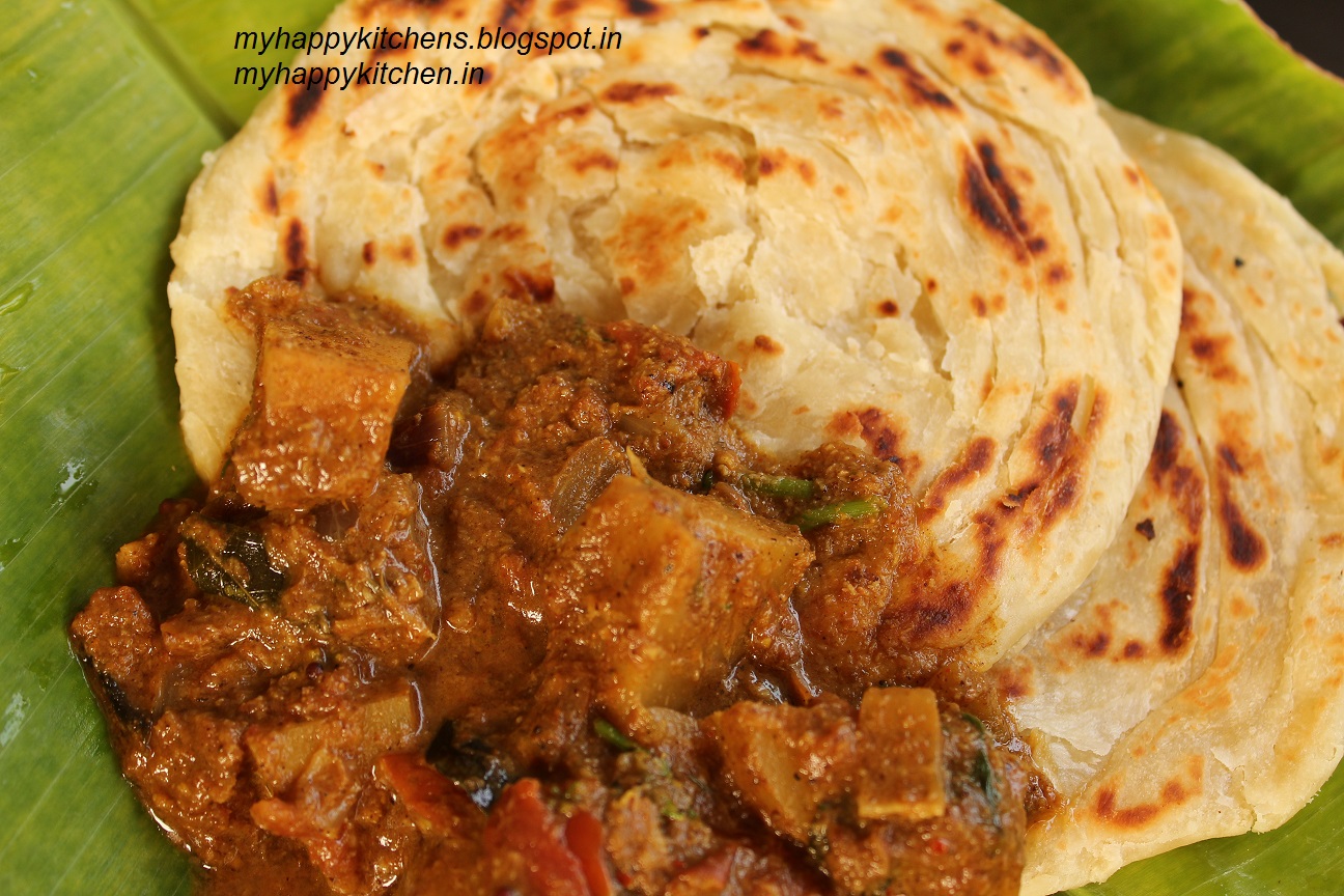 VIRUTHUNAGAR VEG SALNA / POTATO SALNA ( PAROTA SALNA)