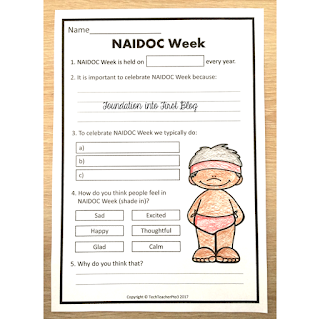 NAIDOC Week classroom ideas | Foundation into First
