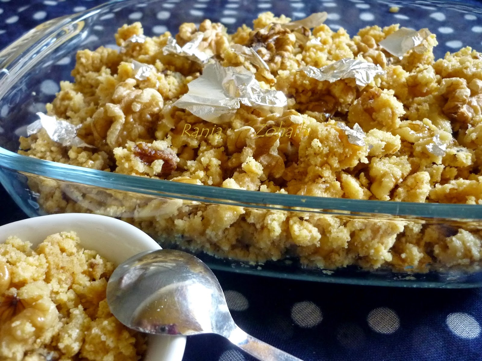 Rania @ Work with sugar'n spice: Walnut Halwa (Akhroot ka Halwa)