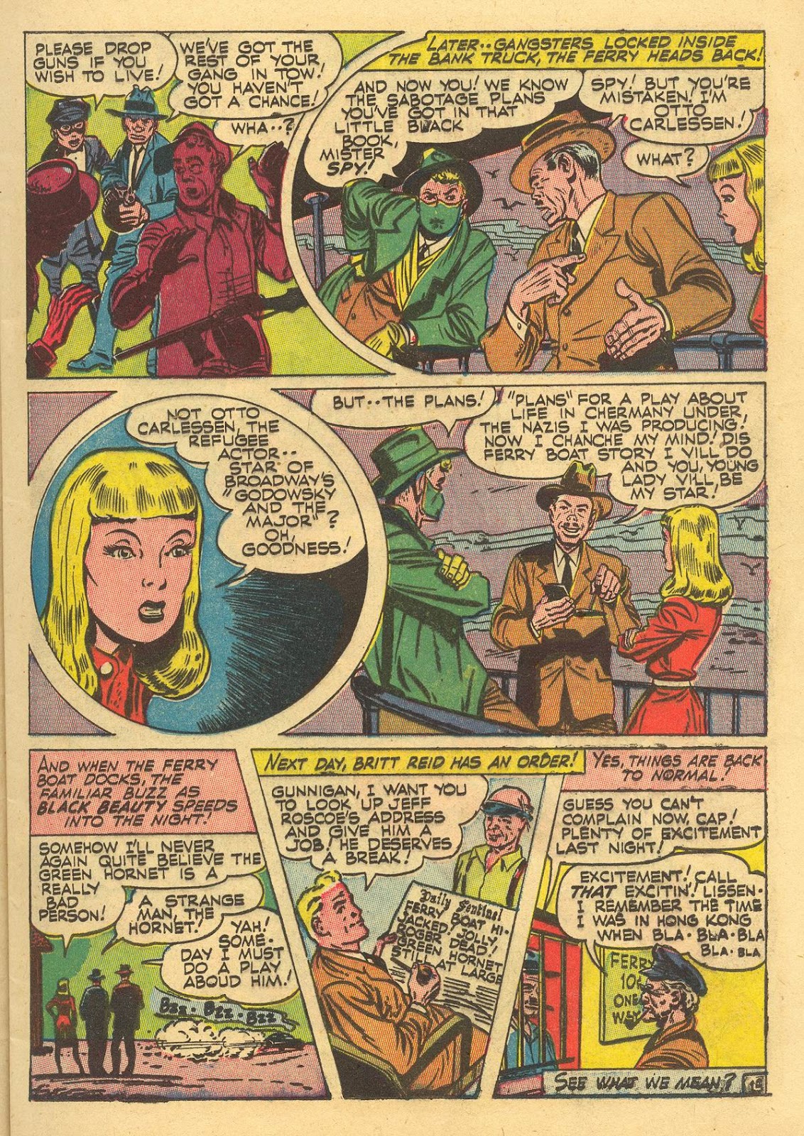 Four-Color Shadows: The Green Hornet-Al Avison-1947