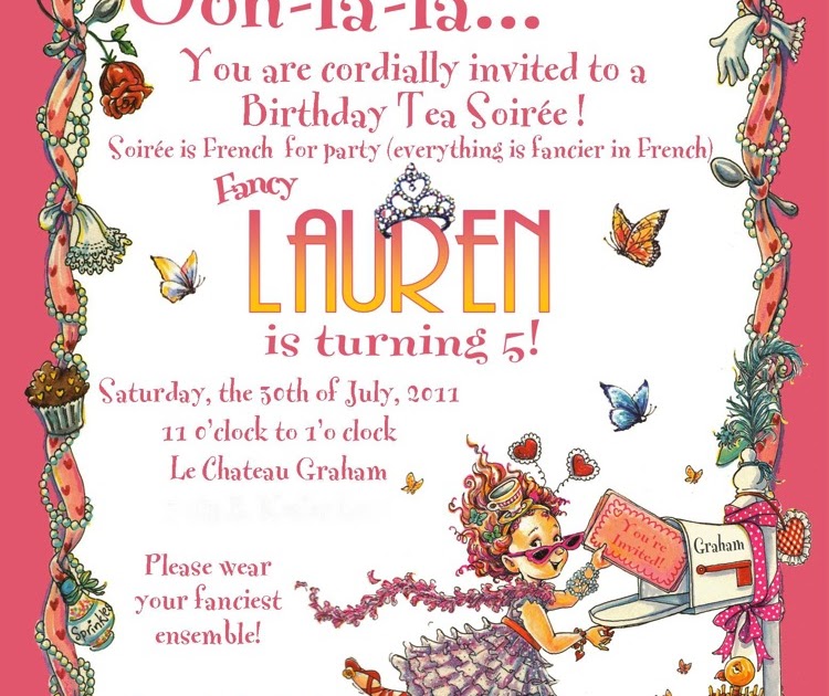 Fancy Birthday Invitations