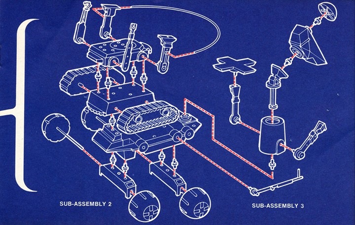 Vintage Star Wars Droid Factory Blueprints