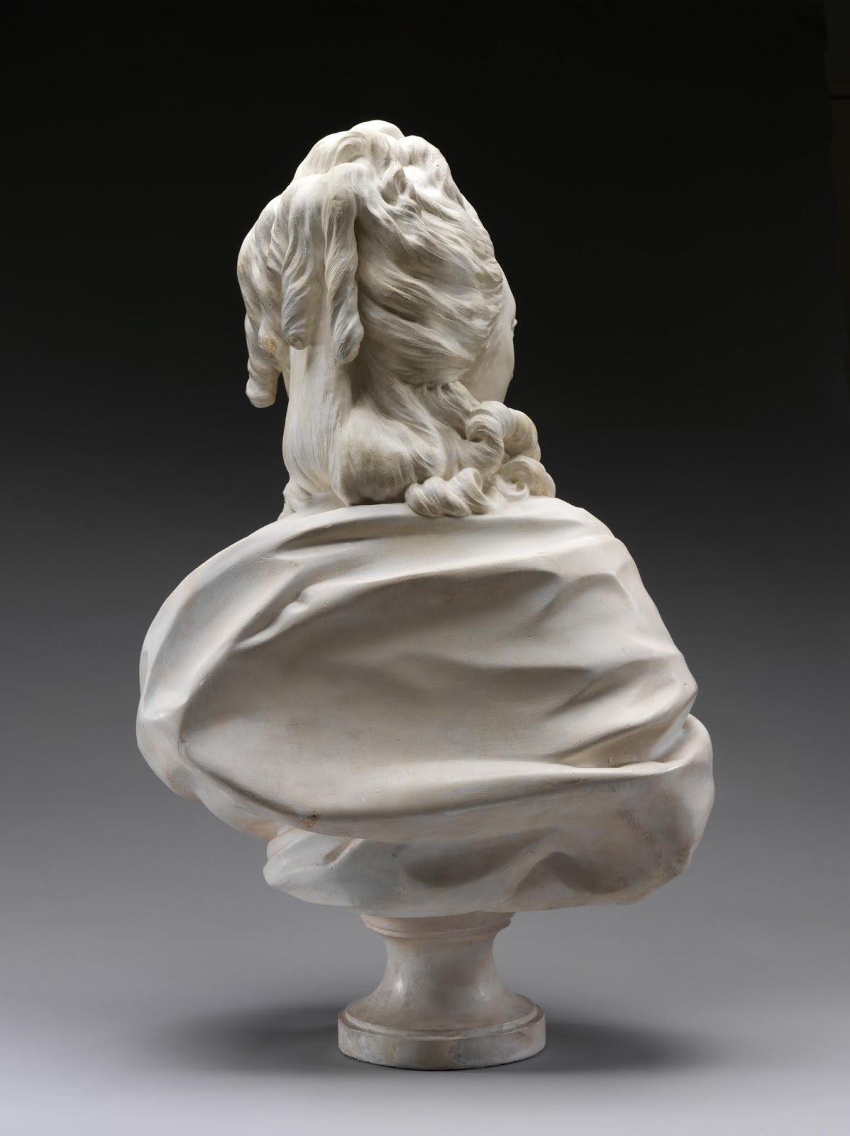 English 18th Century Portrait Sculpture: Bust of Madame de Serilly