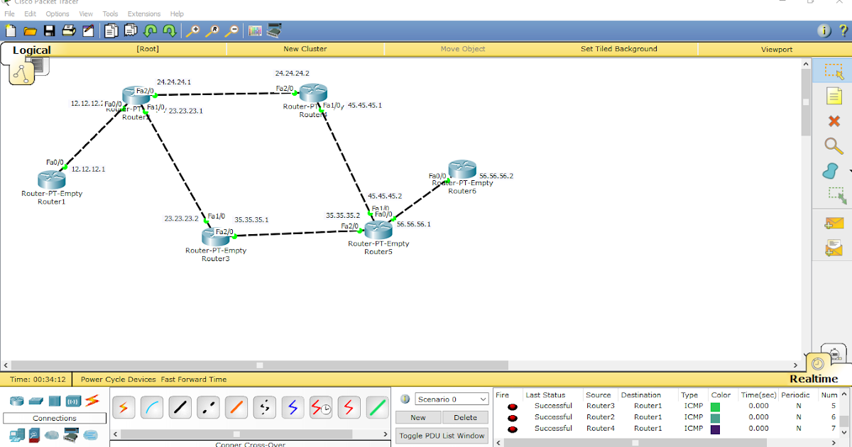 konfigurasi routing EIGRP - Jaringan komputer