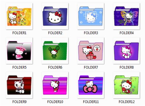 Folder Icon Special "HELLO KITTY"