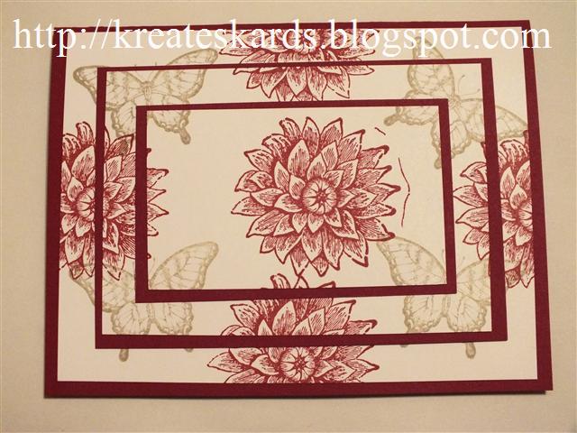 KreatesKards: Layered Stamping Card Sample