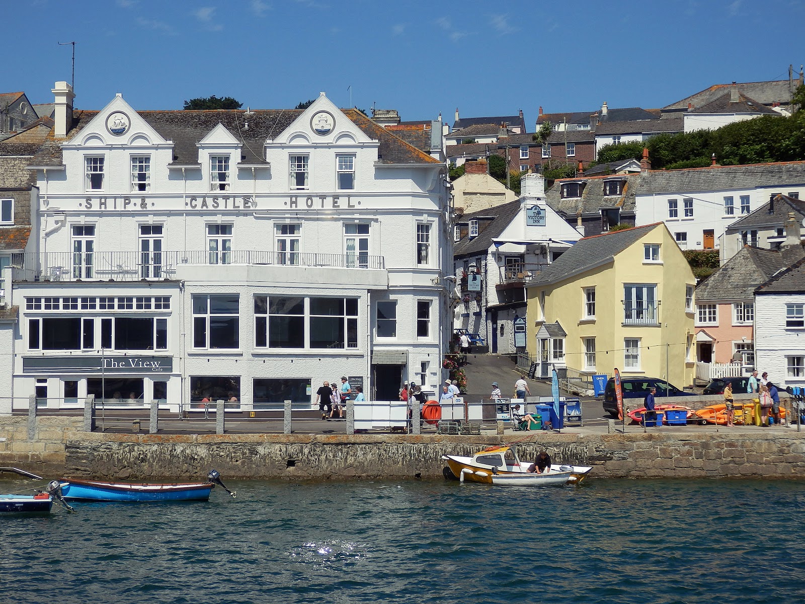 Mike's Cornwall: St. Mawes Town and Castle By Boat