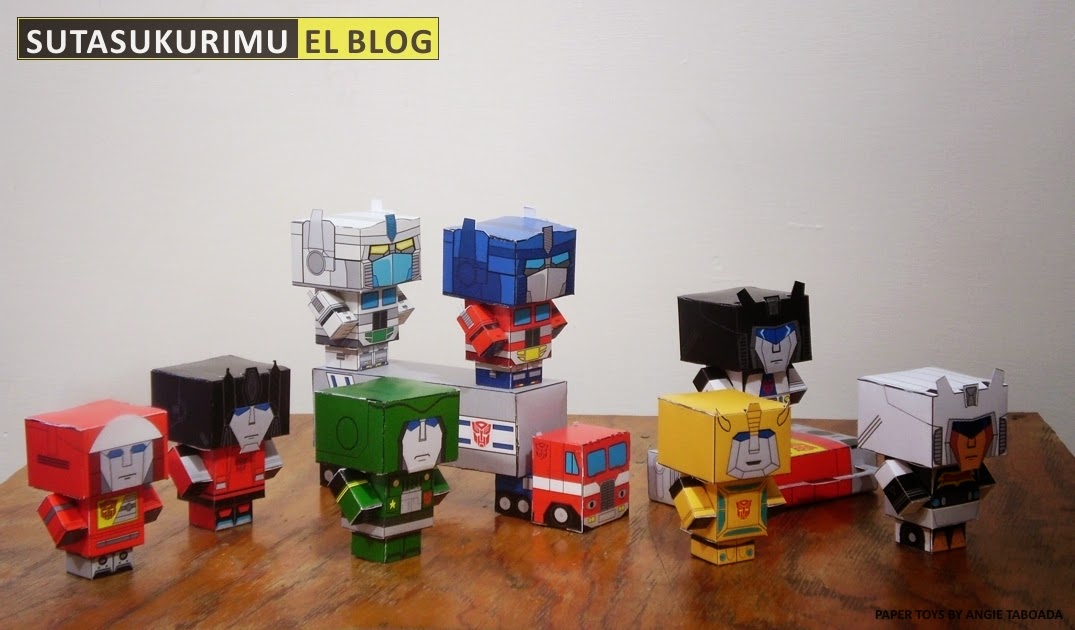 Suta, el blog: Transformers en Paper Toys. Regalo de cumpleaños