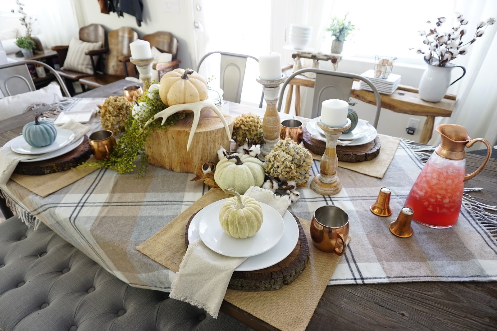 I really liked the idea of adding copper accents (it makes me think of ...