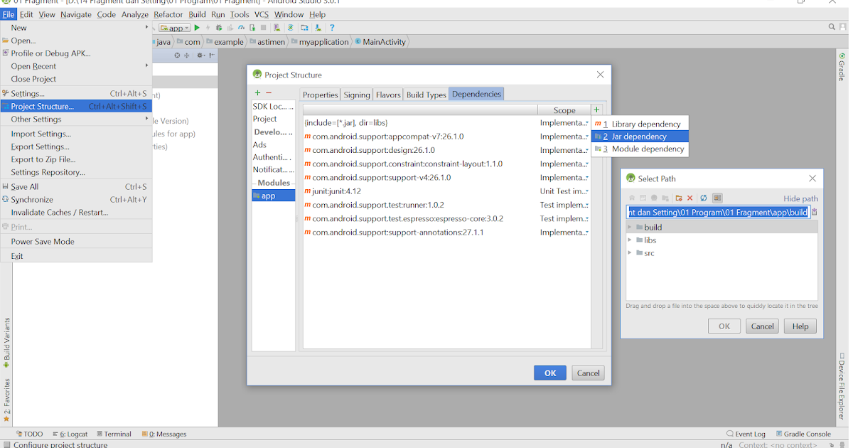 Android Studio Indonesia: Menambahkan File External JAR