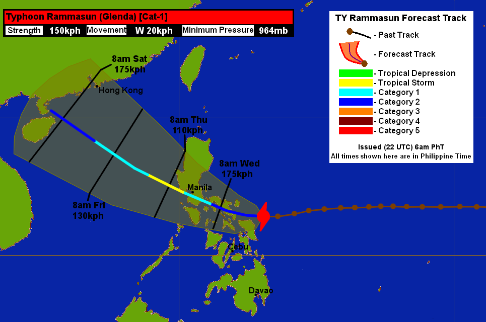 SA GITNA NG BAGYO: Typhoon Rammasun (Bagyong Glenda) Update #8 (w/ Video)