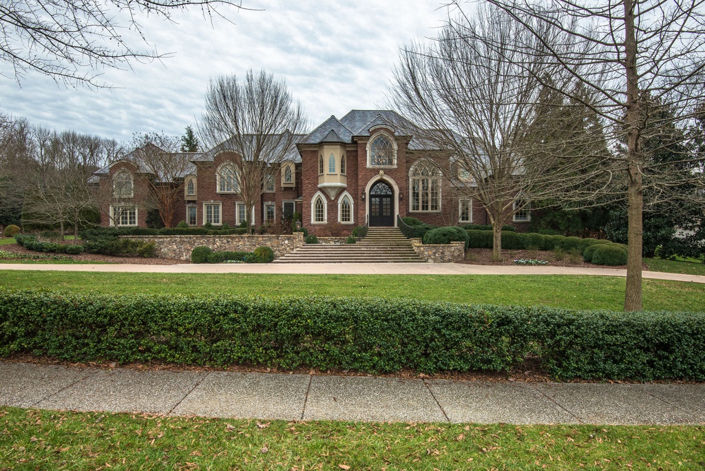 15,000 Square Foot Brick Mansion With Resort-Style Grounds In Franklin ...