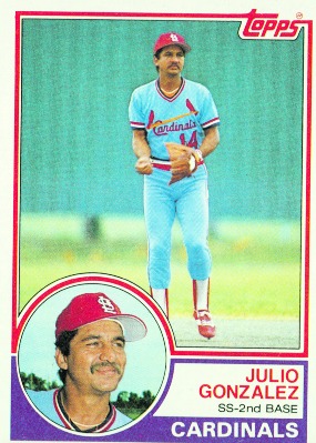 1983 Topps Blog: #74 Julio Gonzalez