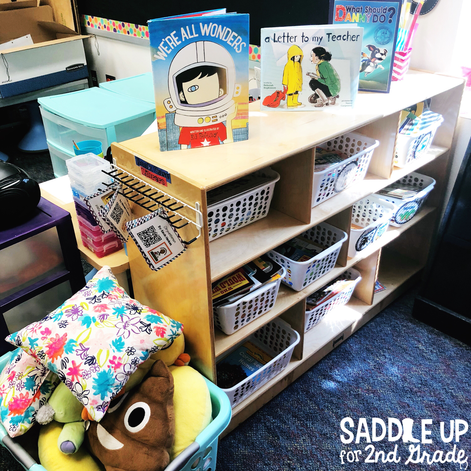 Classroom Tour: Burlap and Brights - Saddle Up for 2nd Grade