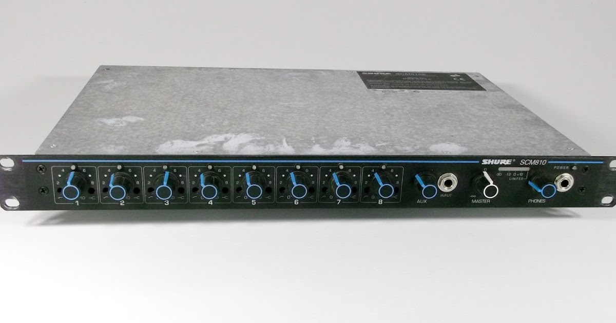 Sold - Shure SCM810E Intelligent Mixers - £130 each ~ One One Two.....