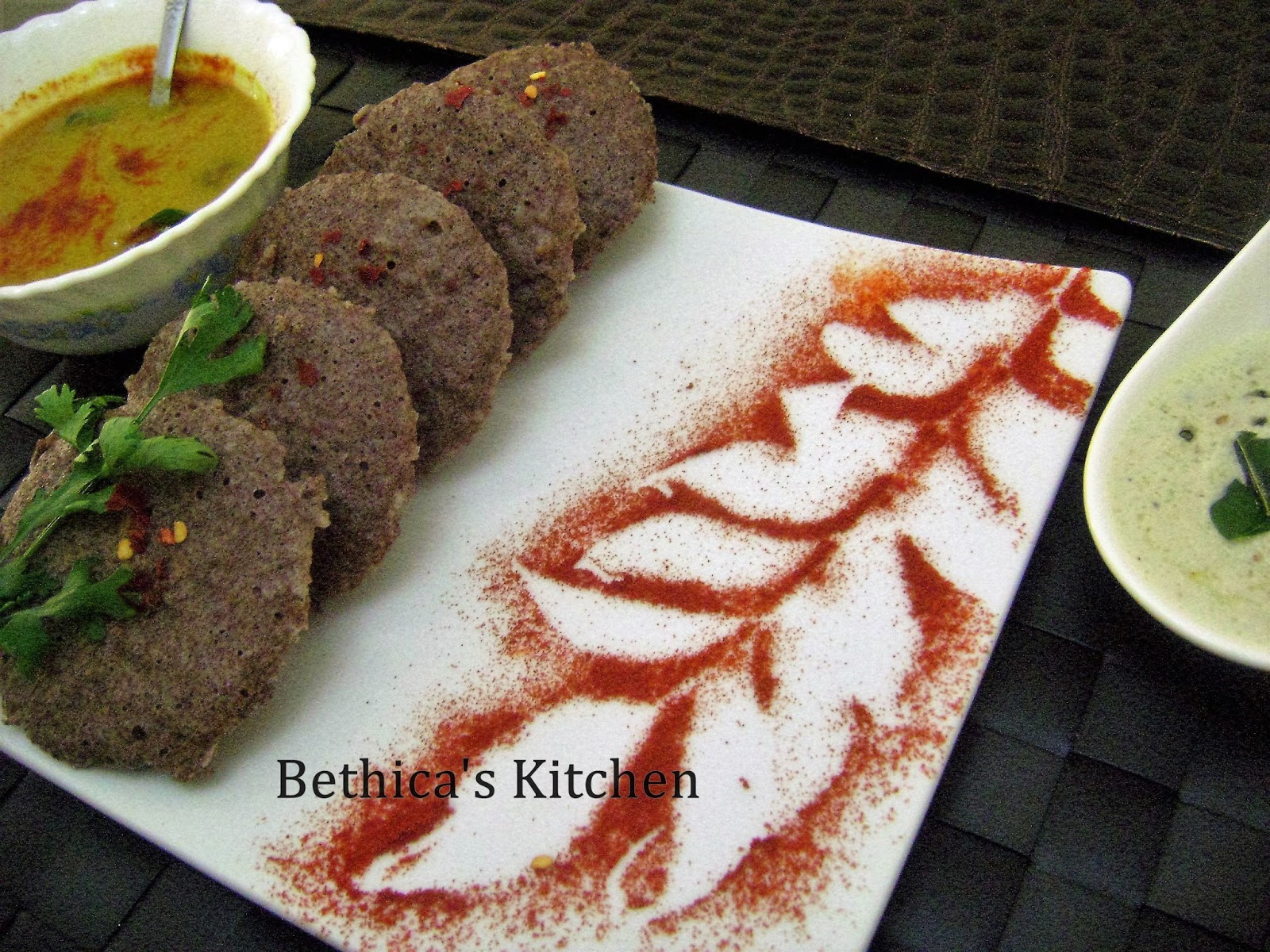 Bethica's Kitchen Flavours: Healthy Ragi Idli (Steamed Finger Millet Cakes)