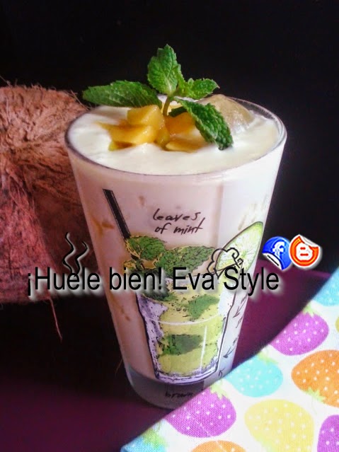 Cóctel de mango y coco - ¡Huele Bien!